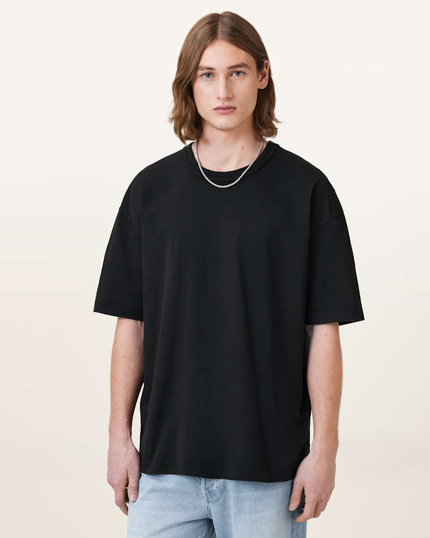 Sonny Short Sleeve T-Shirt Jet Black | ALLSAINTS
